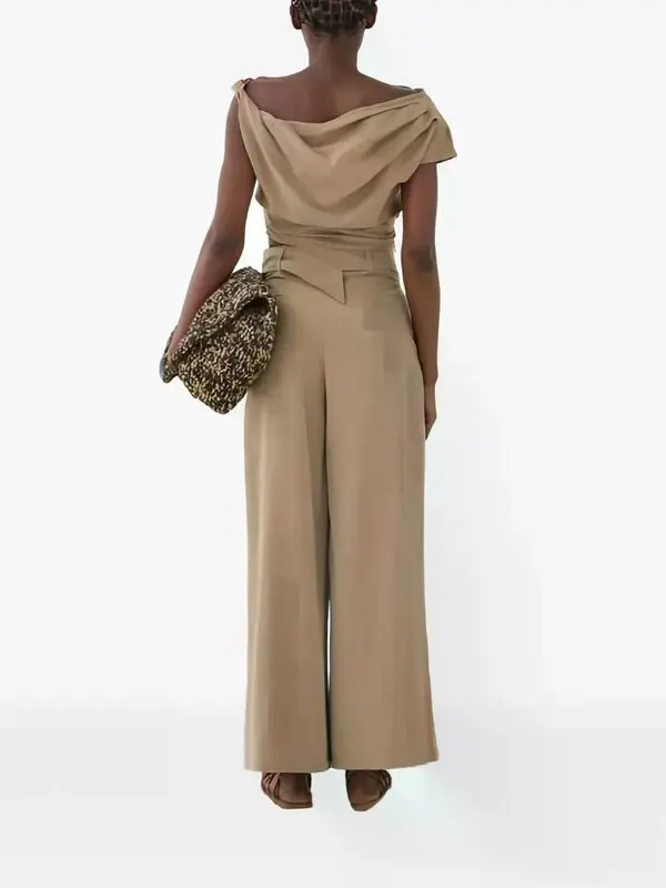 ELEH Belted Pleated Trousers