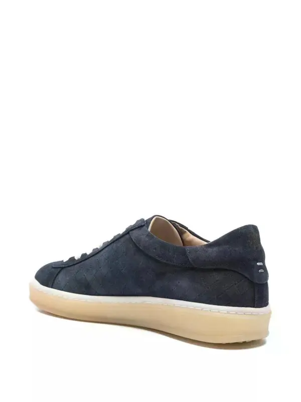 Eleventy Lace-up Leather Sneakers