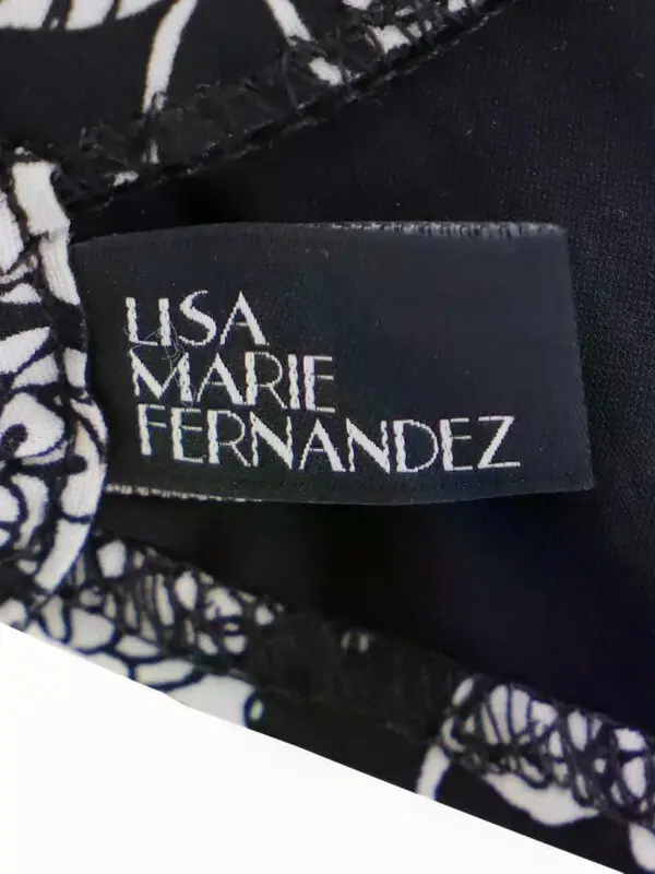 Lisa Marie Fernandez Floral Print One Shoulder Bikini