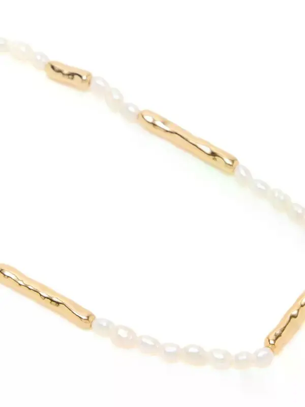 ASTRID & MIYU Molten Pearl Necklace