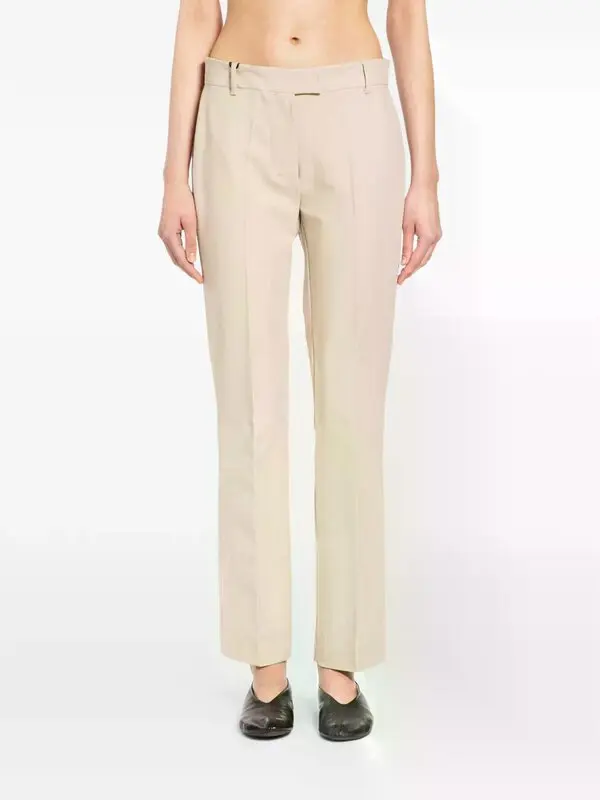 Max Mara Fatina Straight Trousers - Neutrals