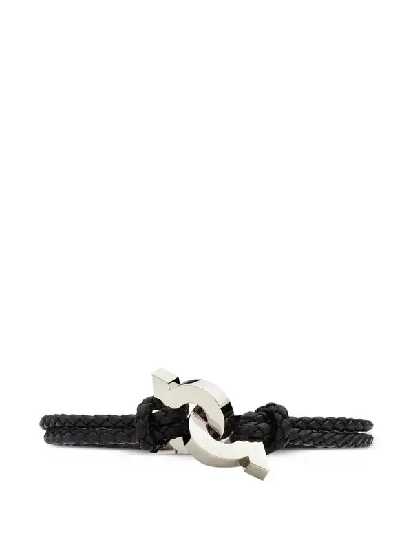 FERRAGAMO Gancini Intertwined Bracelet - Silver