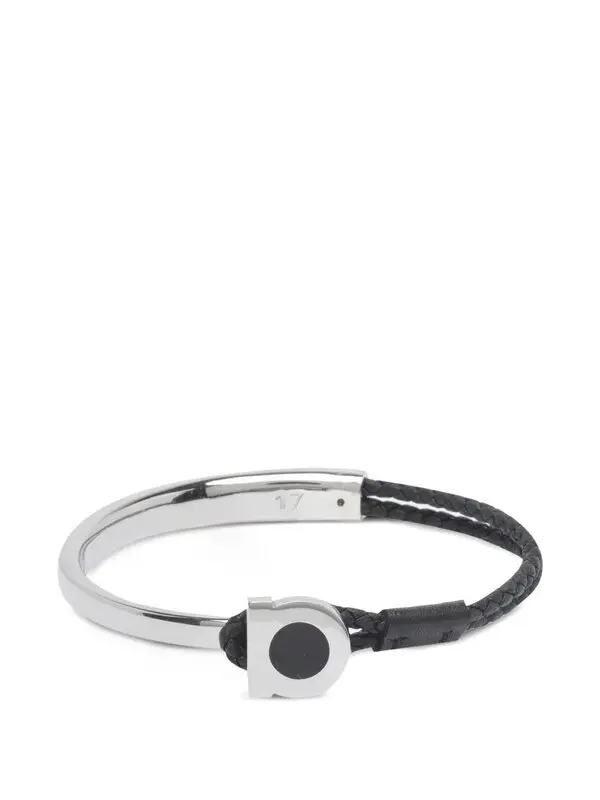 FERRAGAMO Logo Closure Bracelet - Silver