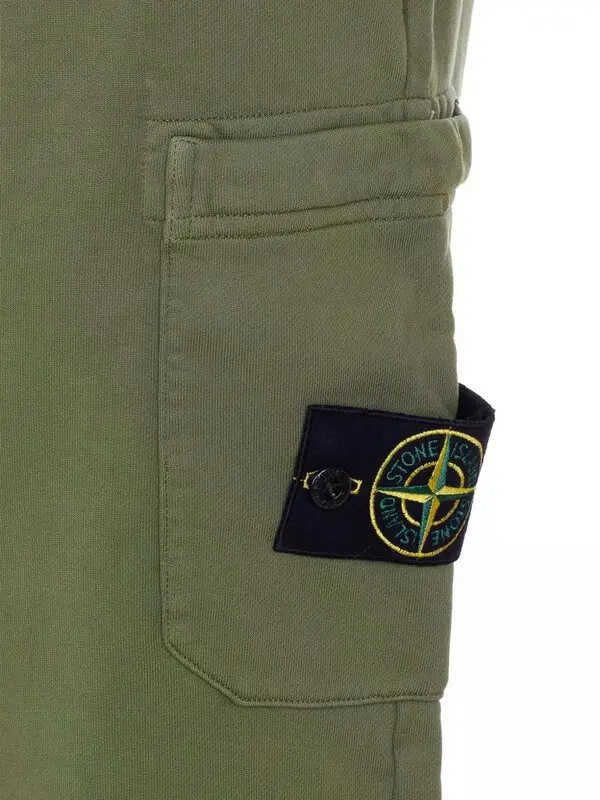 Stone Island Elasticated Patch Logo Track Pants