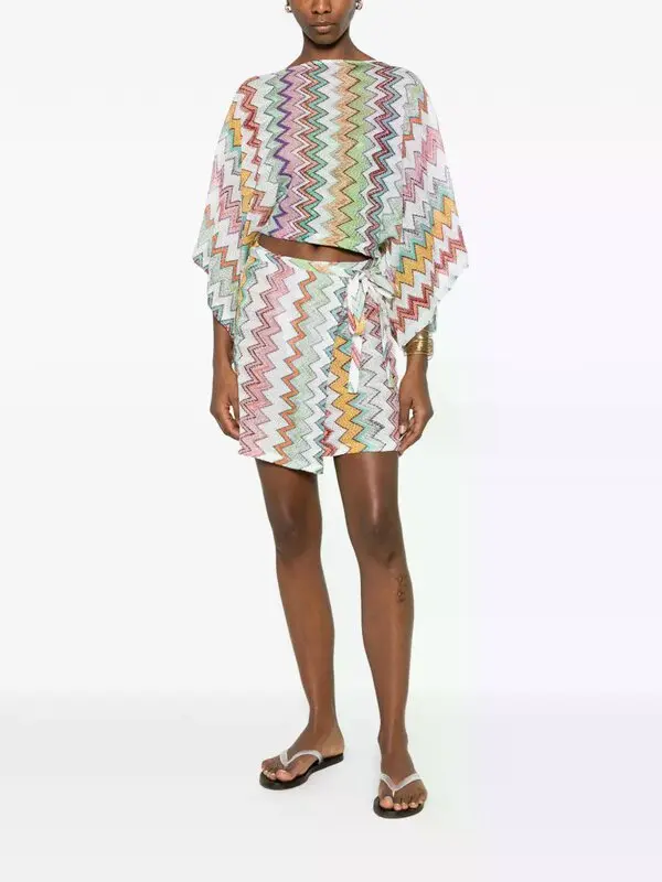 Missoni Zigzag-pattern Blouse - White