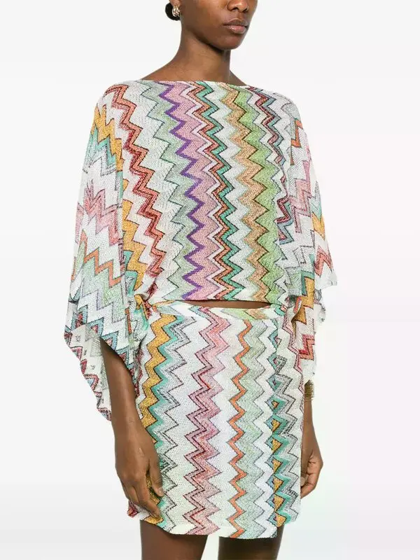 Missoni Zigzag-pattern Blouse - White