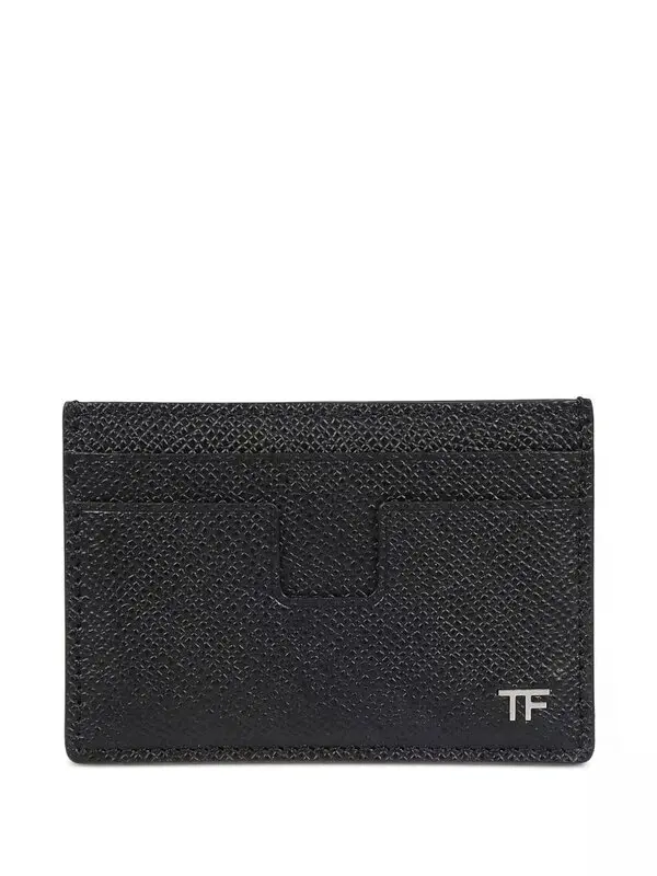TOM FORD Logo-plaque Cardholder - Black