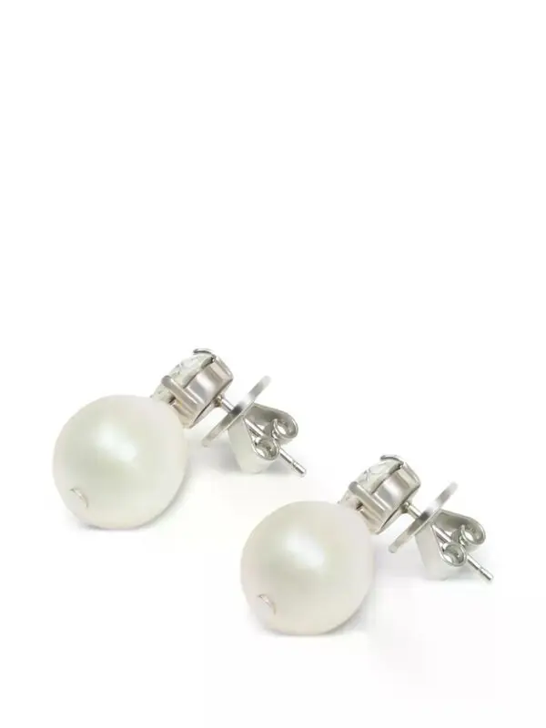 Simone Rocha Pearl Crystal Stud Earrings