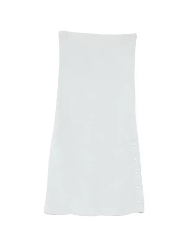 JIL SANDER Button-detailed Midi Skirt