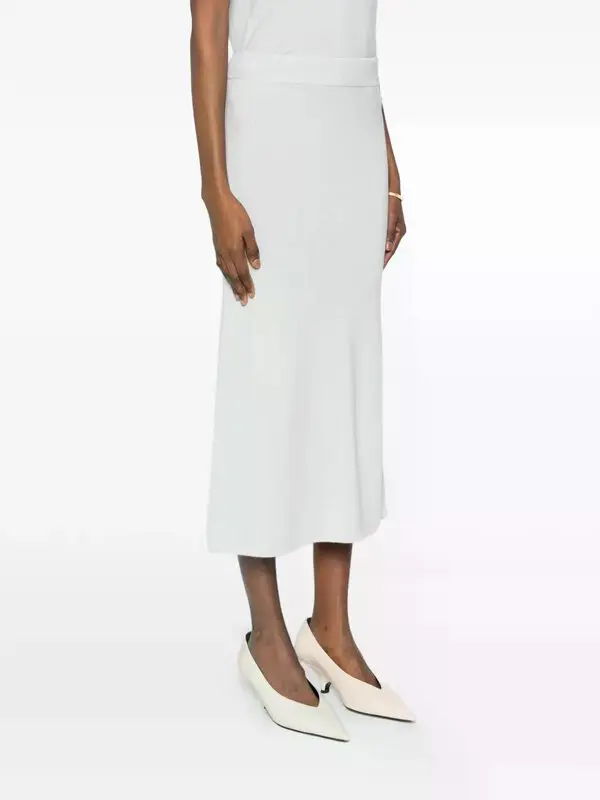 JIL SANDER Button-detailed Midi Skirt