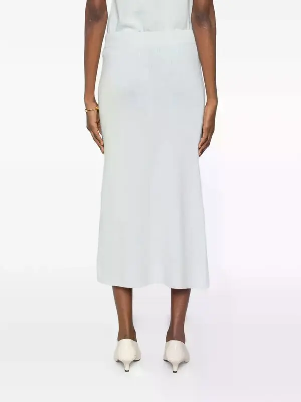 JIL SANDER Button-detailed Midi Skirt