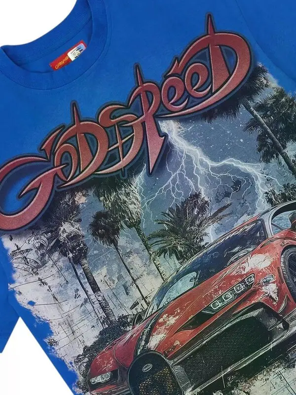 GODSPEED Graphic-print T-shirt - Blue