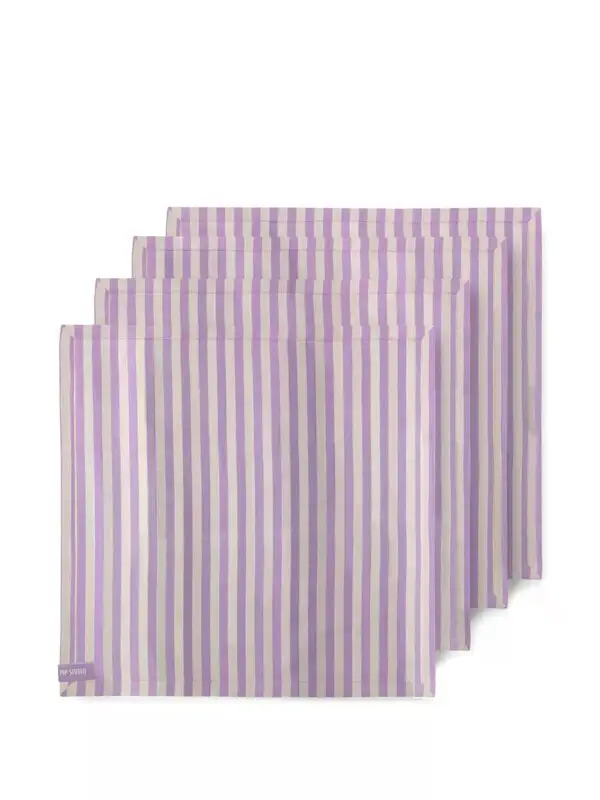 PIP STUDIO Striped Napkins - Purple