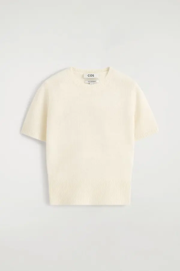 Cos Cashmere T-shirt - Beige