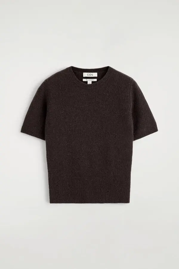 Cos Cashmere T-shirt - Brown