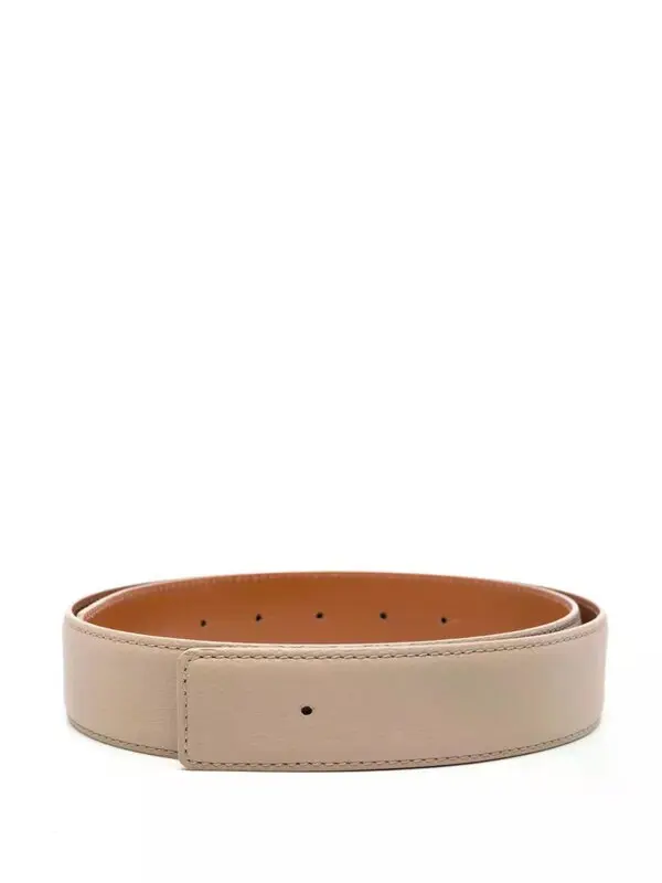 Santoni Leather Belt - Neutrals
