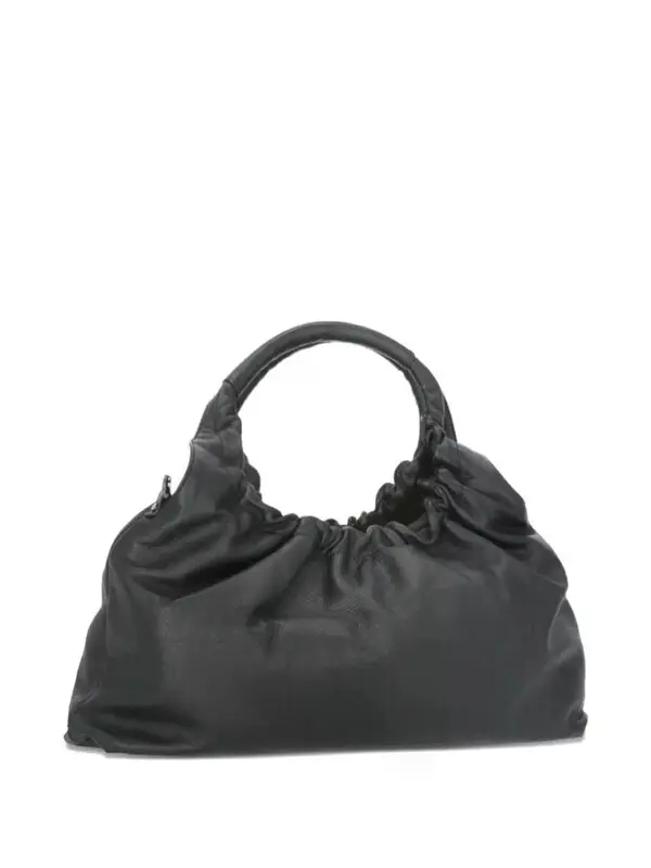 Antonelli Firenze Leather Tote Bag With Ruched Handle