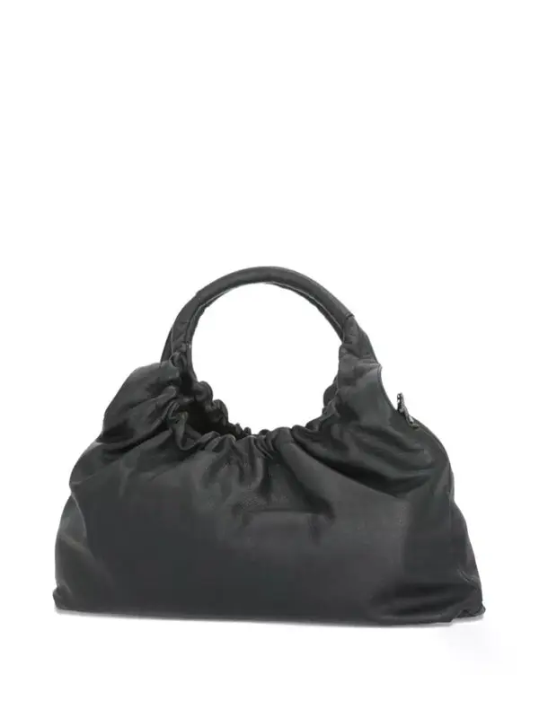 Antonelli Firenze Leather Tote Bag With Ruched Handle
