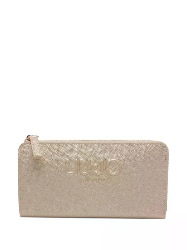 Liu Jo Large Logo Wallet - Gold