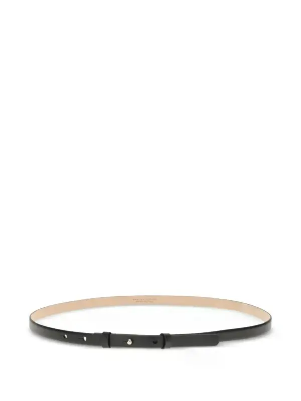 SA SU PHI Leather Belt - Black