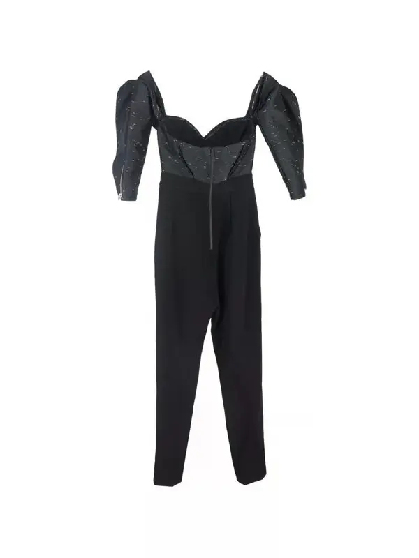 SELF-PORTRAIT Sweetheart-neck Jumpsuit