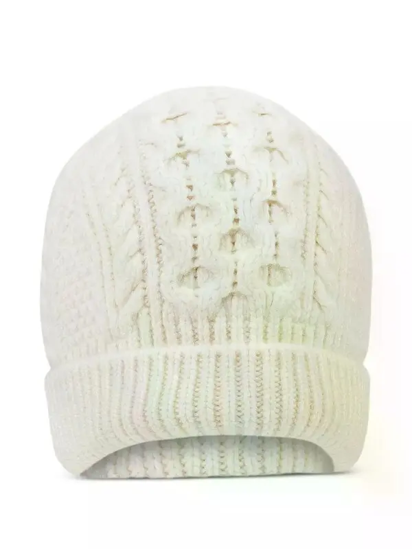 Loro Piana Cable-knit Beanie - Neutrals