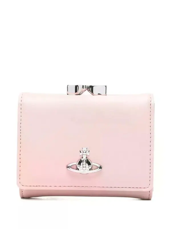 VIVIENNE WESTWOOD Small Frame Wallet - Pink