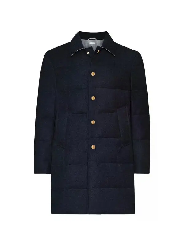 Thom Browne Buttoned Padded Coat