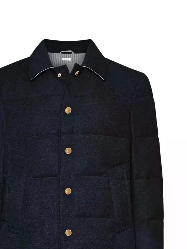 Thom Browne Buttoned Padded Coat