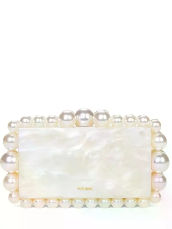 Cult Gaia Eos Box Clutch - Neutrals