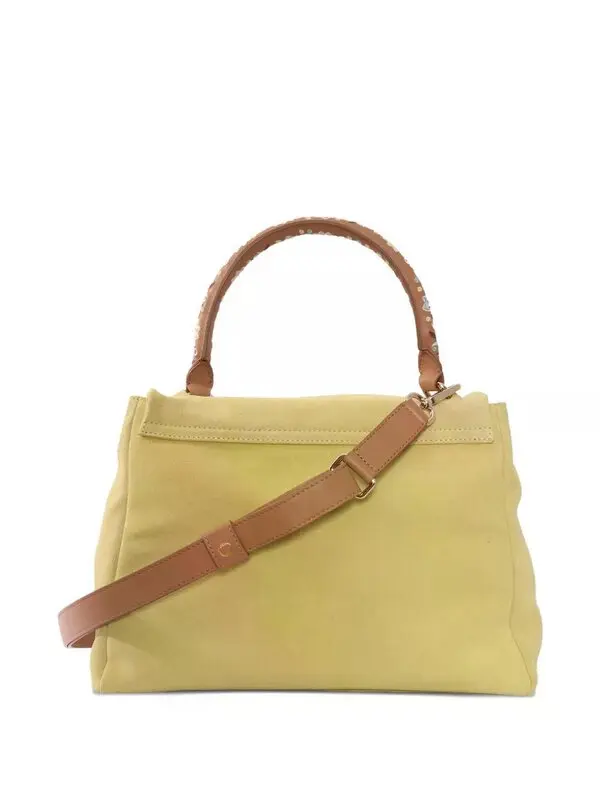 ORTIGNI Floral-handle Tote Bag - Yellow