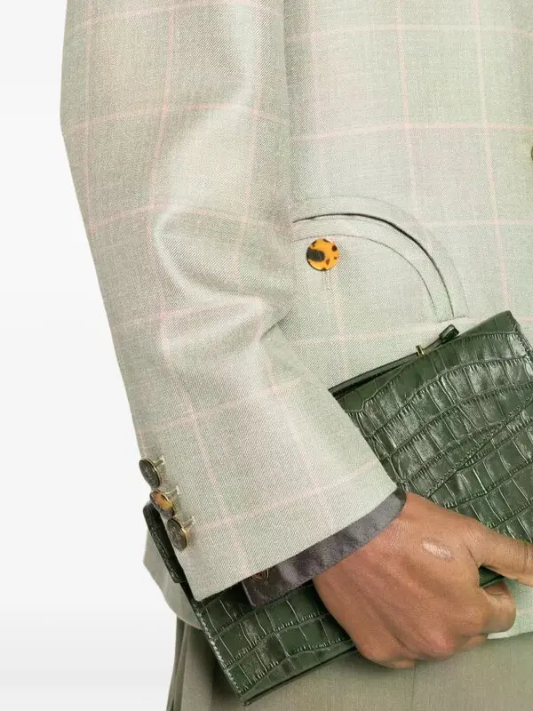 BLAZÉ MILANO Check Double-breasted Jacket