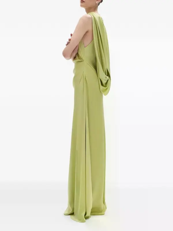 Rachel Gilbert Hallie Twisted Draped Gown