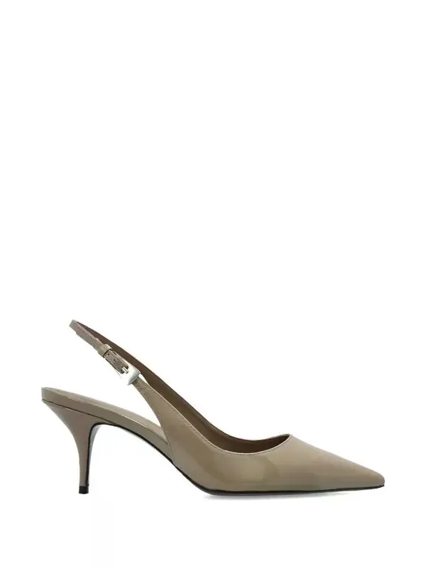 BLACK SUEDE STUDIO Branca Pointed-toe Heeled Pumps - Neutrals