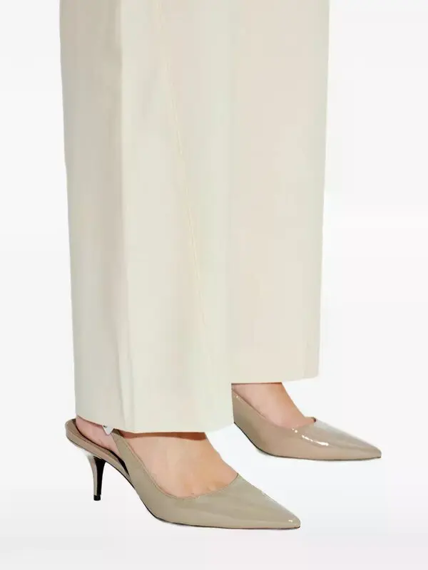 BLACK SUEDE STUDIO Branca Pointed-toe Heeled Pumps - Neutrals