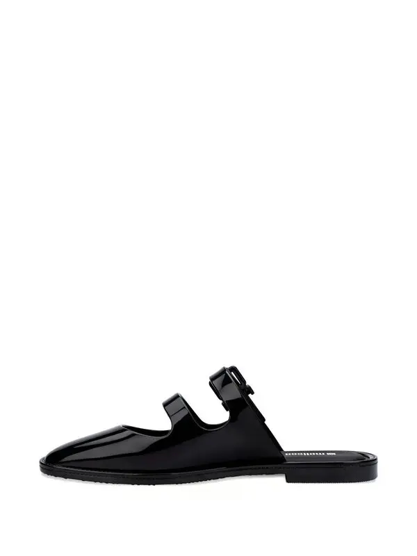 Melissa Buckle-strap Flat Mules