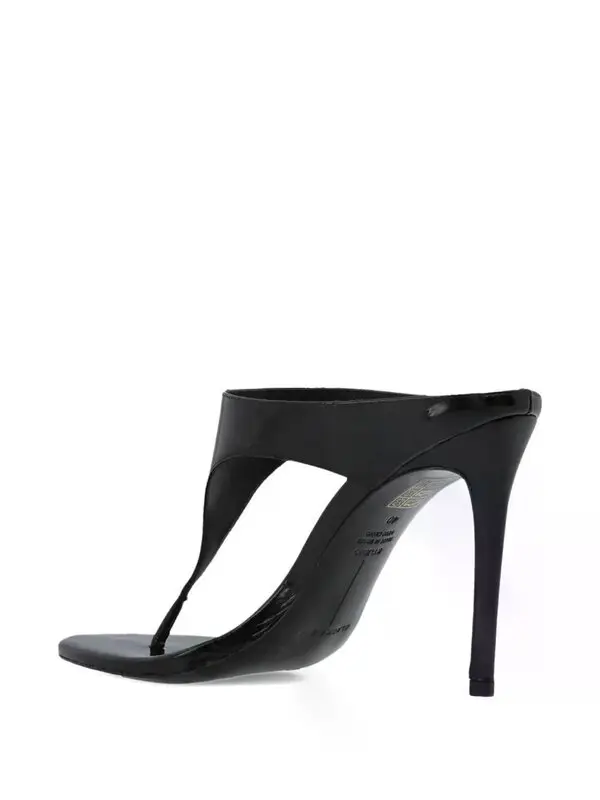 BLACK SUEDE STUDIO Laurel Leather High Heel Sandals