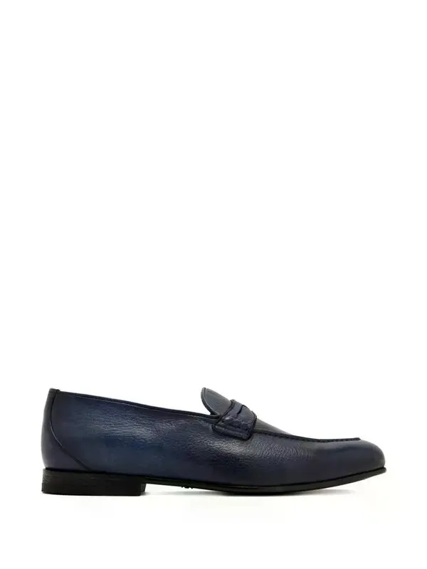 STURLINI FIRENZE Savio Leather Loafers - Blue