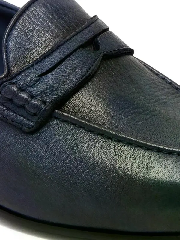 STURLINI FIRENZE Savio Leather Loafers - Blue