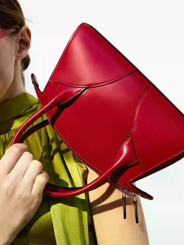 POTAMY Premium Leather Mini Tote
