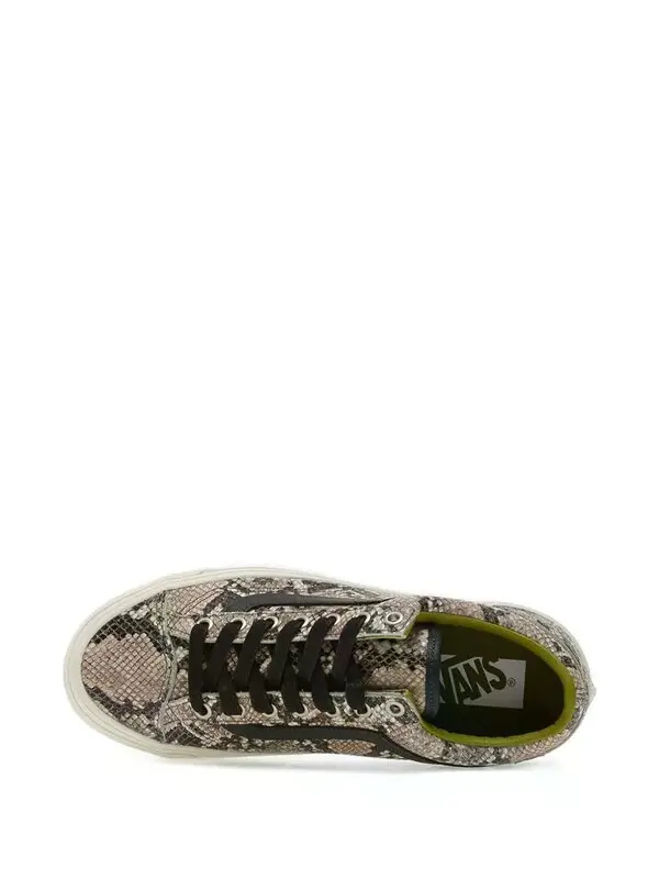 VANS Premium Old Skool 36 Snakeskin-effect Sneakers - Grey