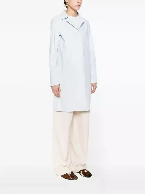 Herno Button Coat - Blue