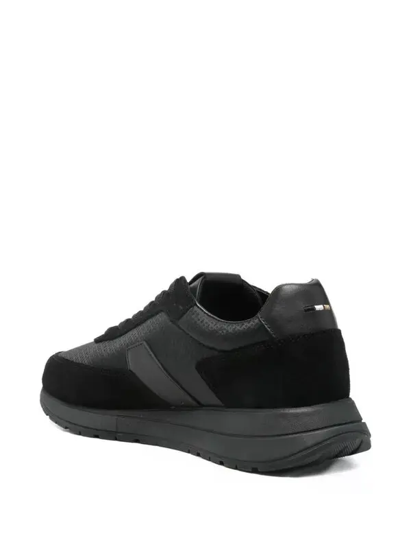 BOSS Panelled Low Top Trainers