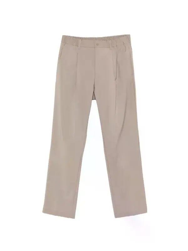 Herno Elasticated Pleated Trousers - Neutrals
