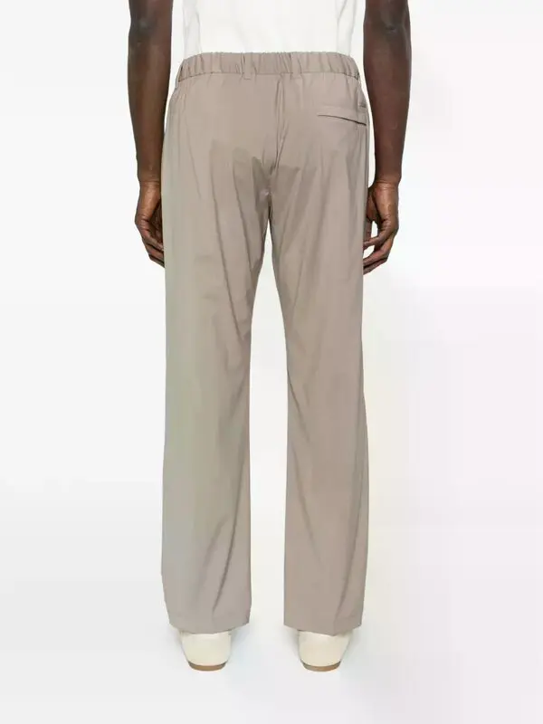 Herno Elasticated Pleated Trousers - Neutrals