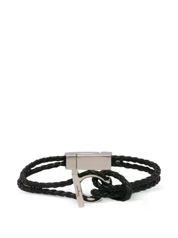FERRAGAMO Gancini Interlocking Bracelet - Silver