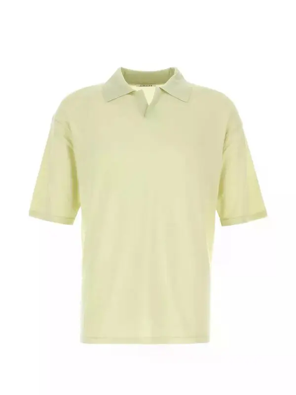 Auralee Open-collar Polo Shirt