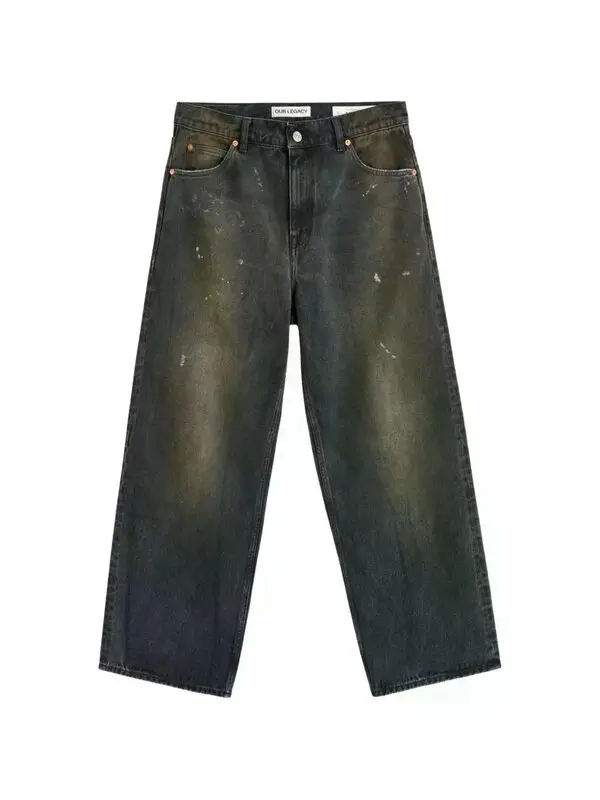 Our Legacy Vast Cut Distressed Jeans - Grey