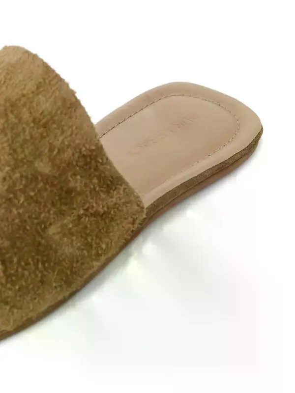 Our Legacy Suede Slip-on Slippers
