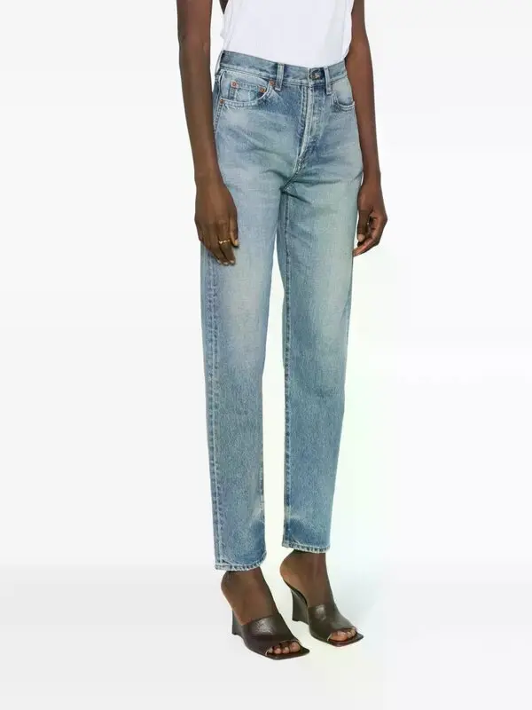 Saint Laurent High-waisted Tapered Jeans